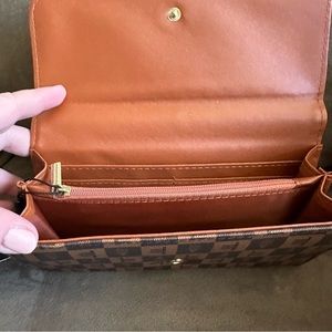 London Fog | Bags | London Fog Cognac Sophia Signature Flap Wallet ...